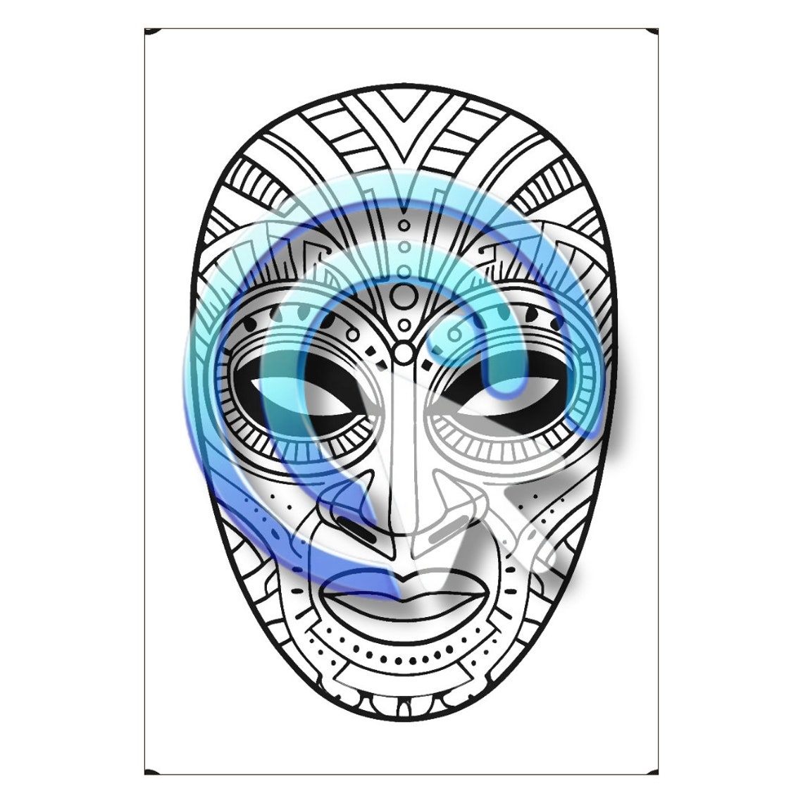 Coloring Pages for Kids: Coloring Pages for Adults African Styled Masks ...