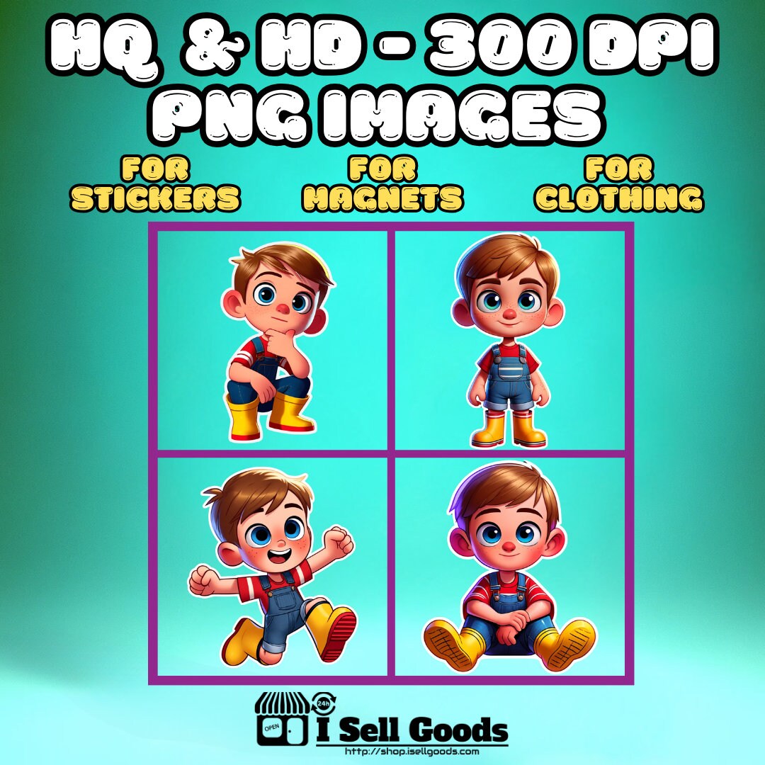 36 Sticker Images 3D Consistent Character PNG Images Stickers Magnets ...