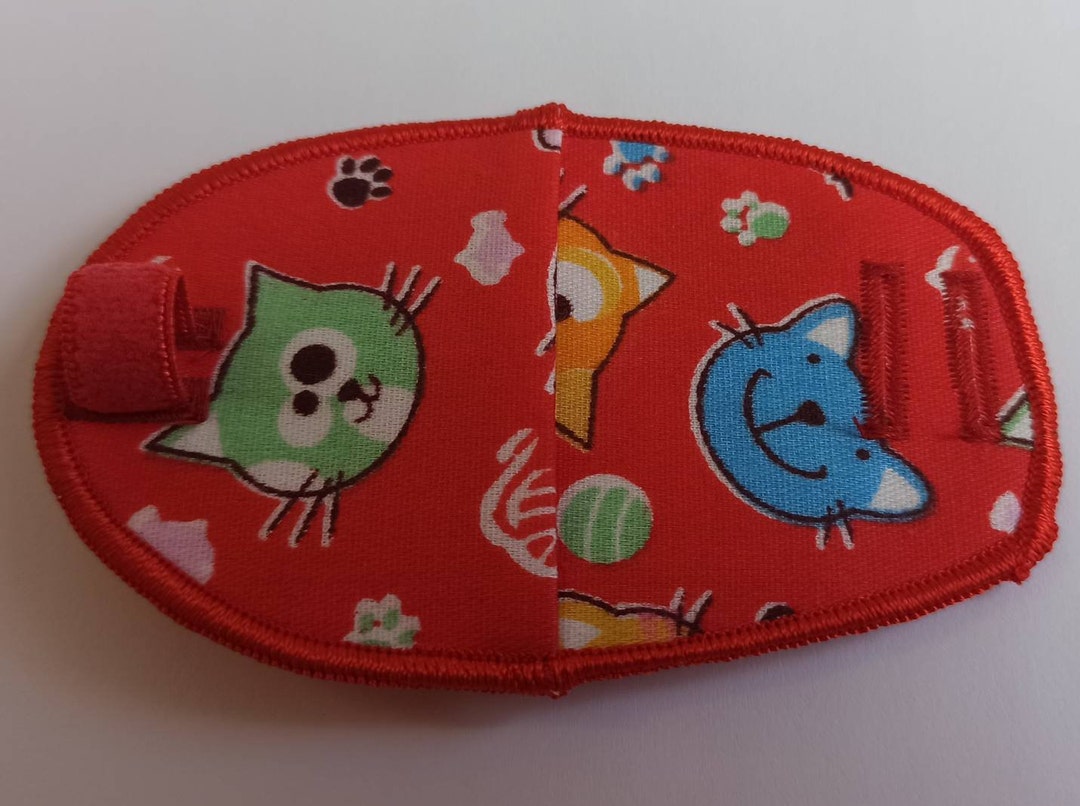 Cute Cats Reusable Fabric Cloth Eye Patch for Kids With Lazy Eye ...