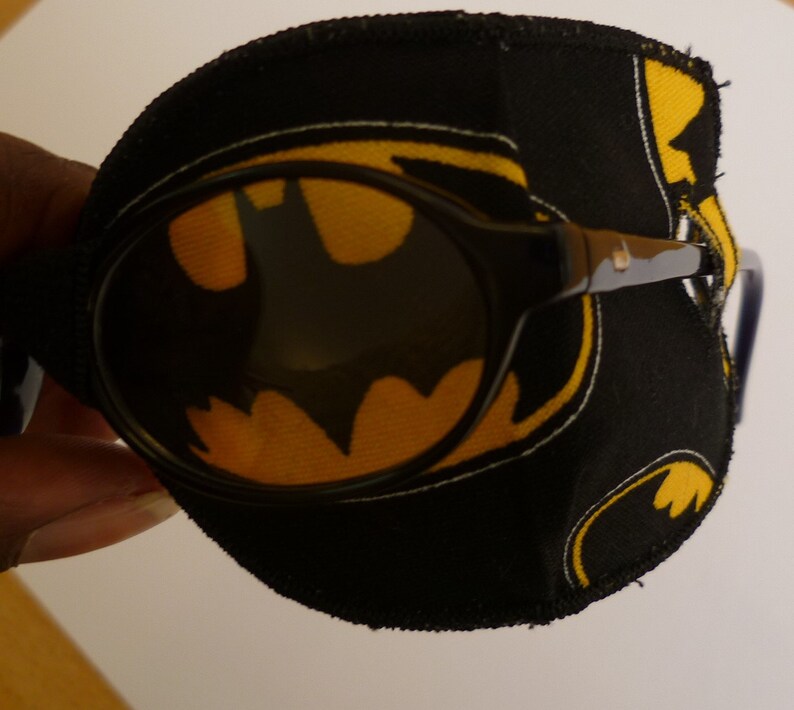 Batman Reusable, Reversible Cloth Fabric Eye Patch for Kids With ...