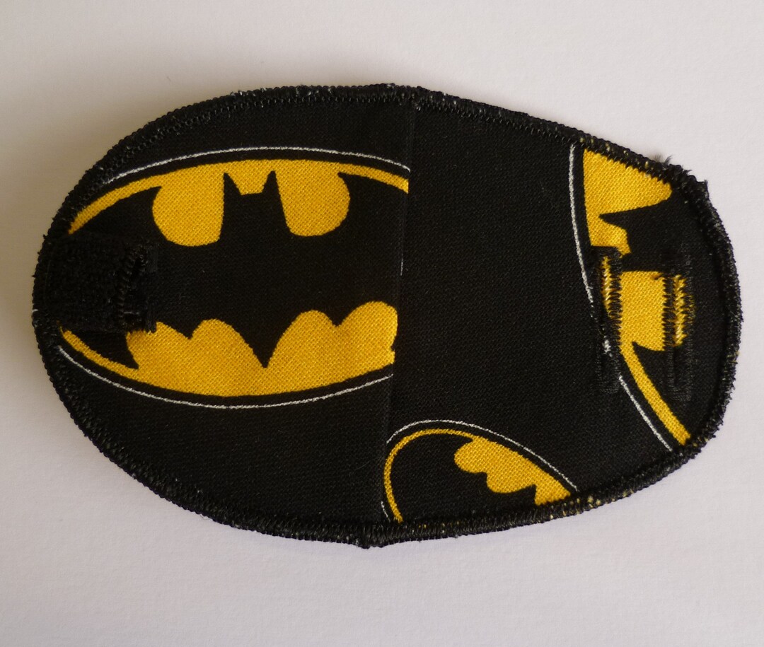 Batman Reusable, Reversible Cloth Fabric Eye Patch for Kids With ...