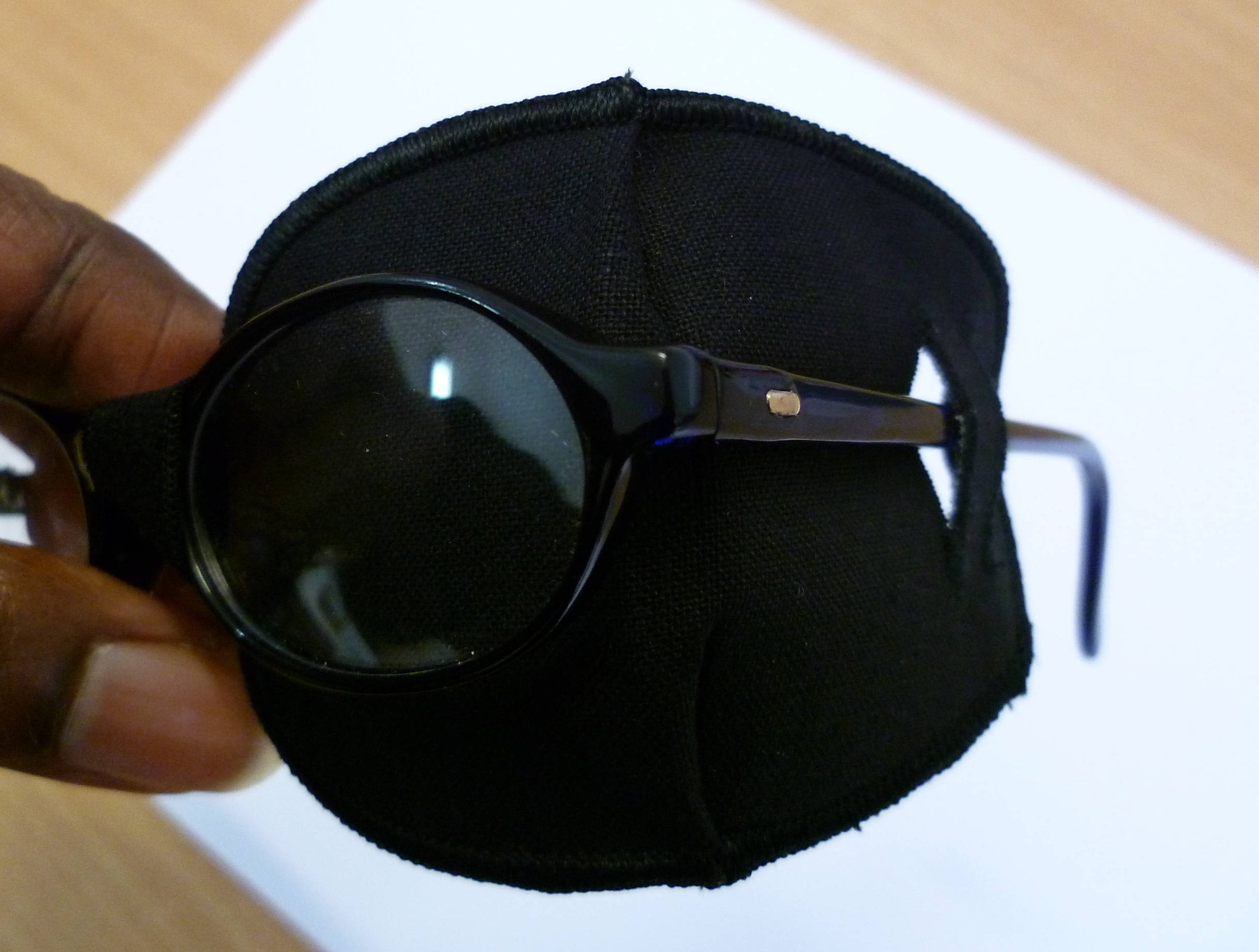 Black Reusable Cloth Children's & Adults Eye Patch for Lazy Eye ...