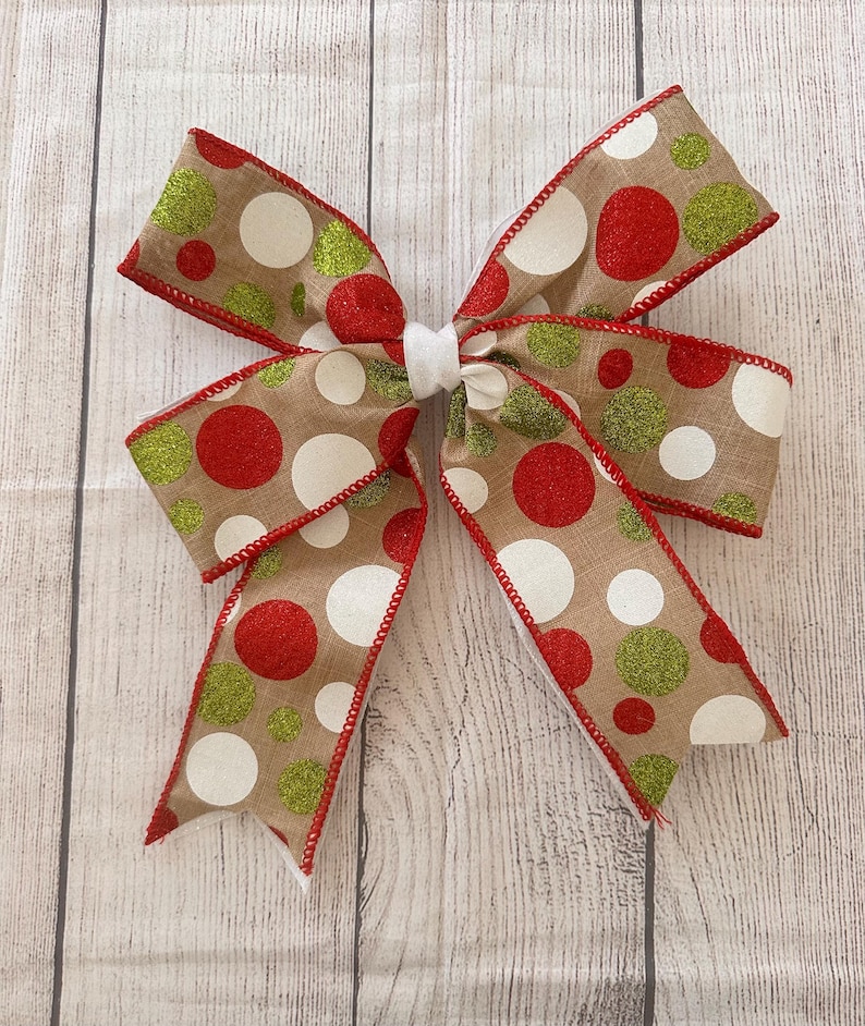 Christmas Tree / Wreath Bows - Etsy