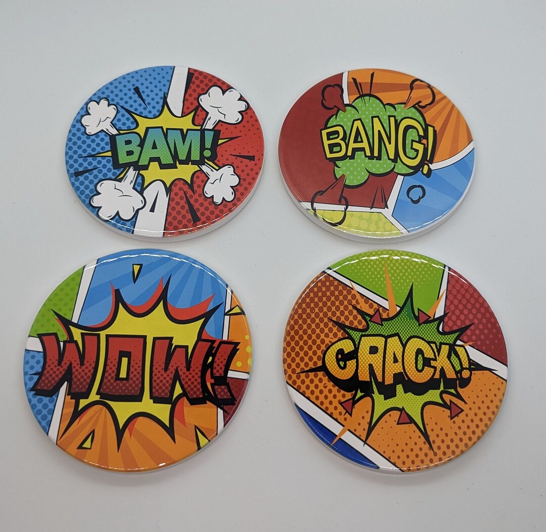 Coaster Comic Version - Etsy