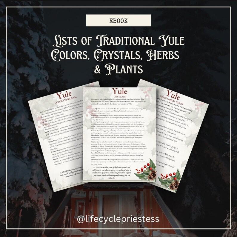 Yule: A Guide to Celebration of the Winter Solstice - Etsy
