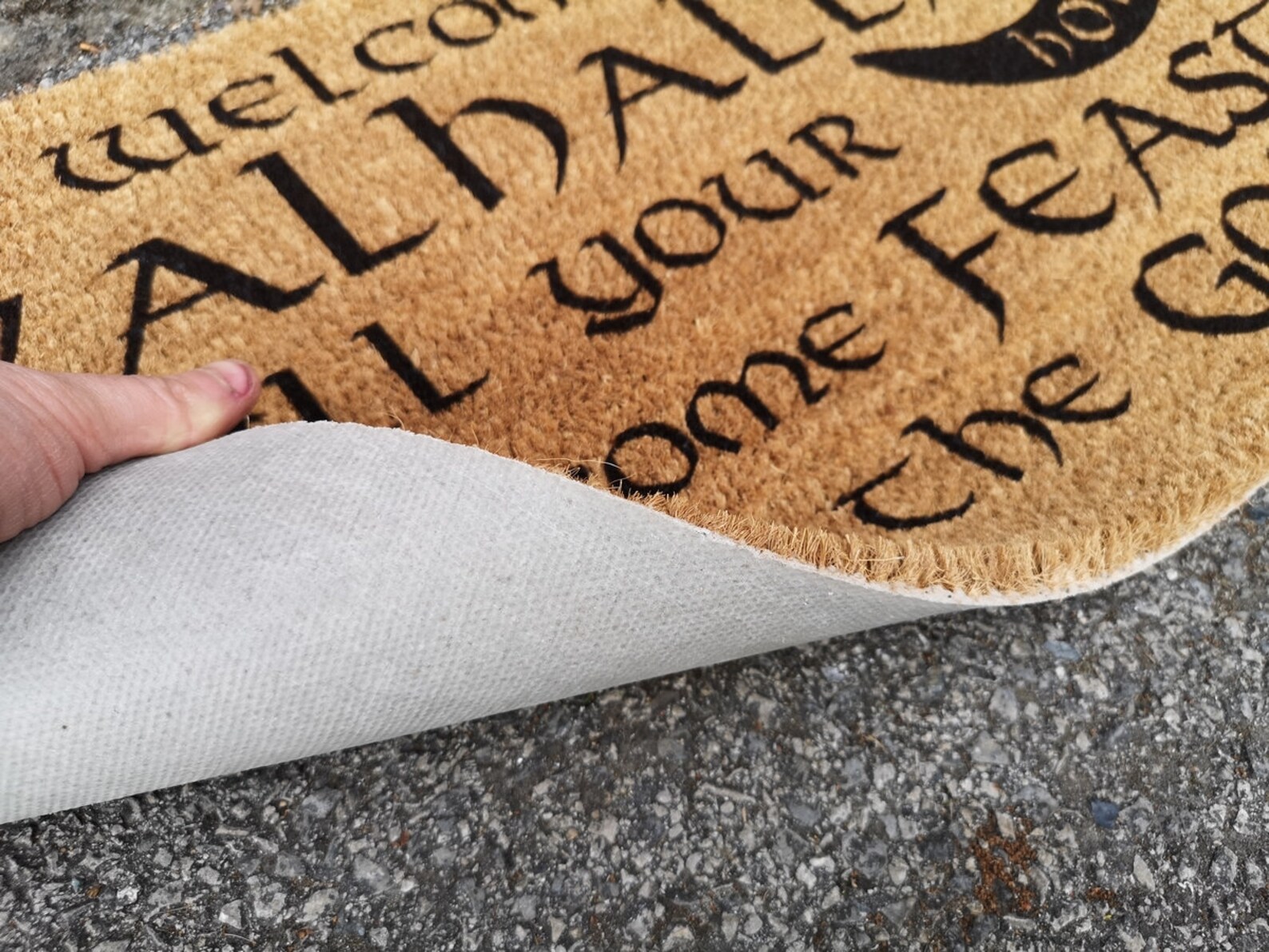 Welcome to Valhalla Door Mat / Doormat / Viking Gift / Pagan Gift ...