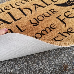 Welcome to Valhalla Door Mat / Doormat / Viking Gift / Pagan Gift ...