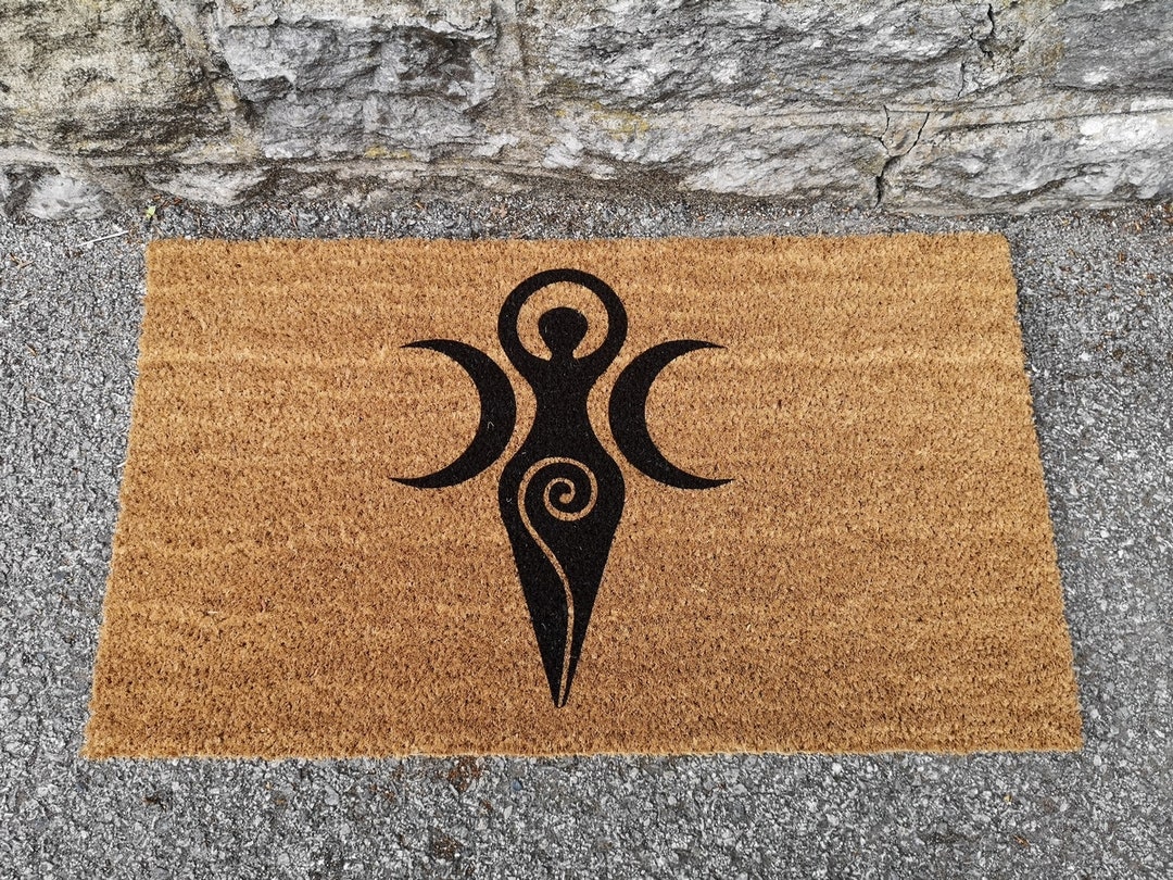 Spiral Goddess Door Mat / Doormat / Witchcraft Gift / Wiccan Gift ...
