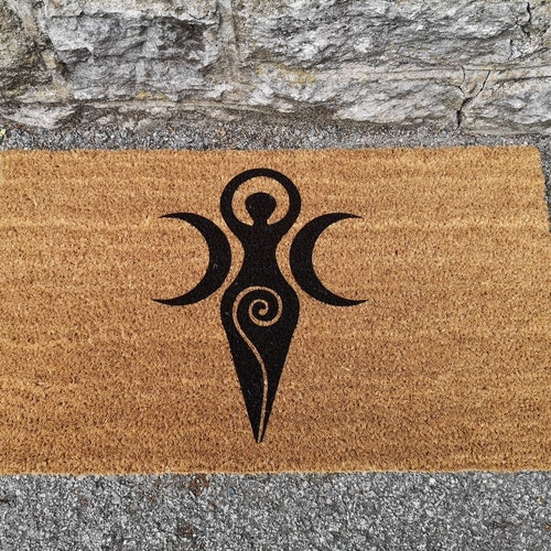 Spiral Goddess Door Mat / Doormat / Witchcraft Gift / Wiccan - Etsy
