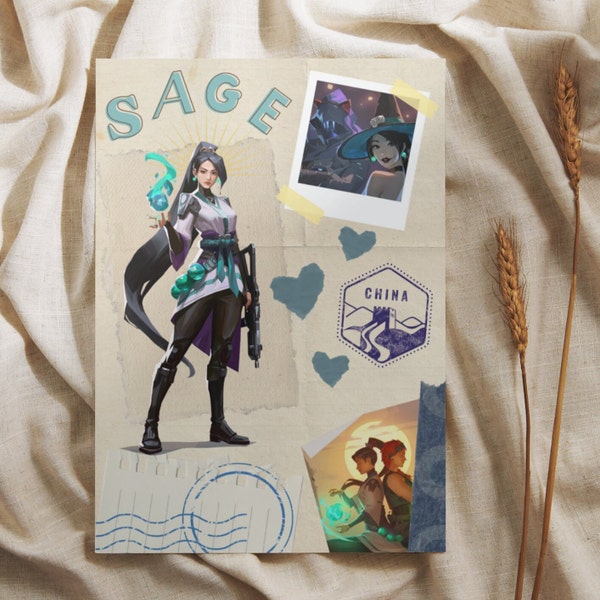 Valorant Sage Poster - Etsy Ireland