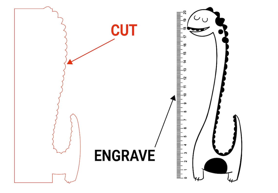 Animal Ruler SVG Files: Laser Cut CNC Plans (digital Download) - Etsy