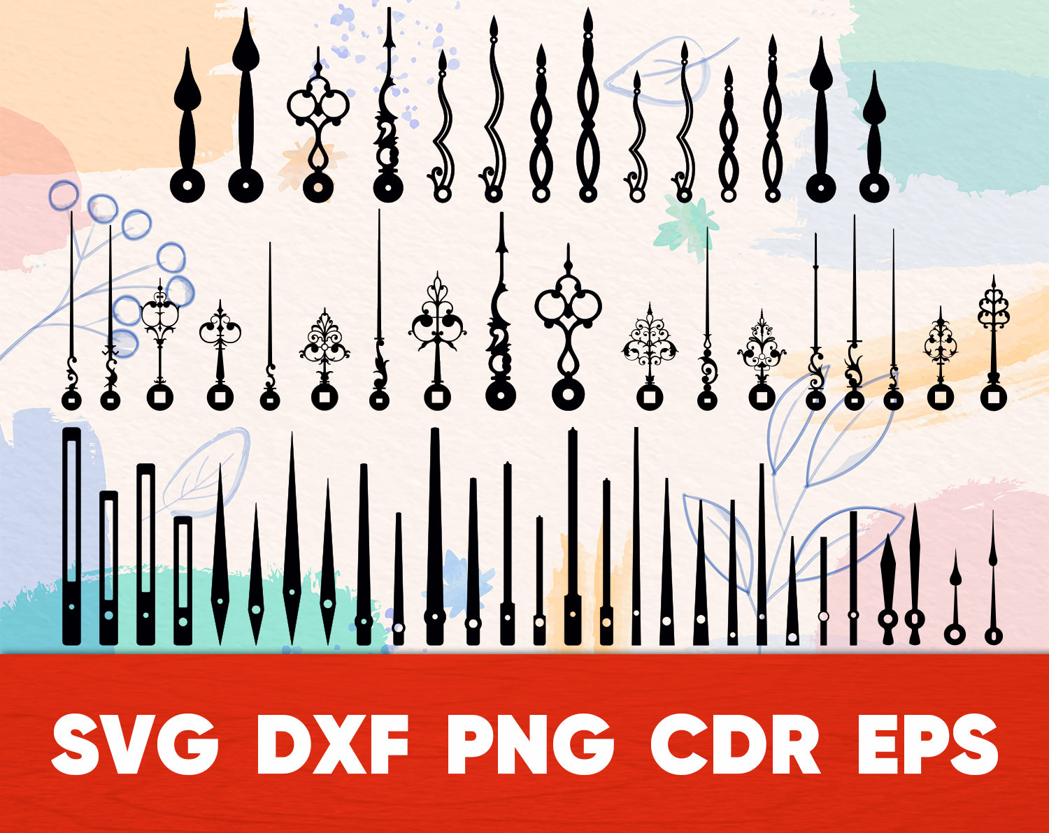 Clockwise Svg Silhouette Cricut Glowforge Cnc Laser Cut - Etsy UK