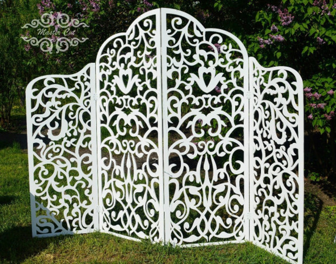 Decorative Screen Pattern Svg Lattice Screen Vector Gate Fold Laser Cut ...