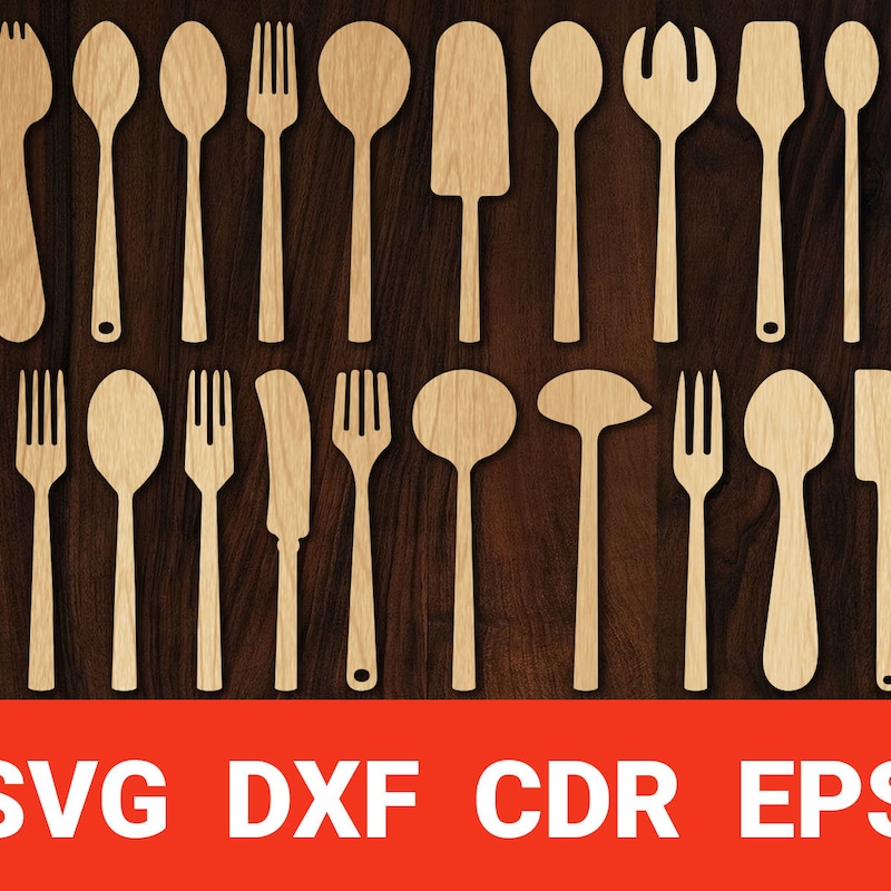 Wooden Spoon Svg - Etsy