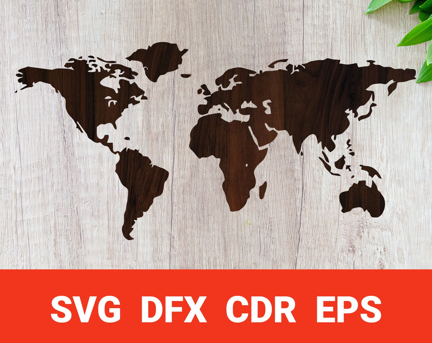 Mapa del mundo Svg Mapa mundial plantilla de corte láser | Etsy