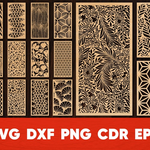 Geometric Screen Pattern Svg for Laser Wood Cutting Wall - Etsy