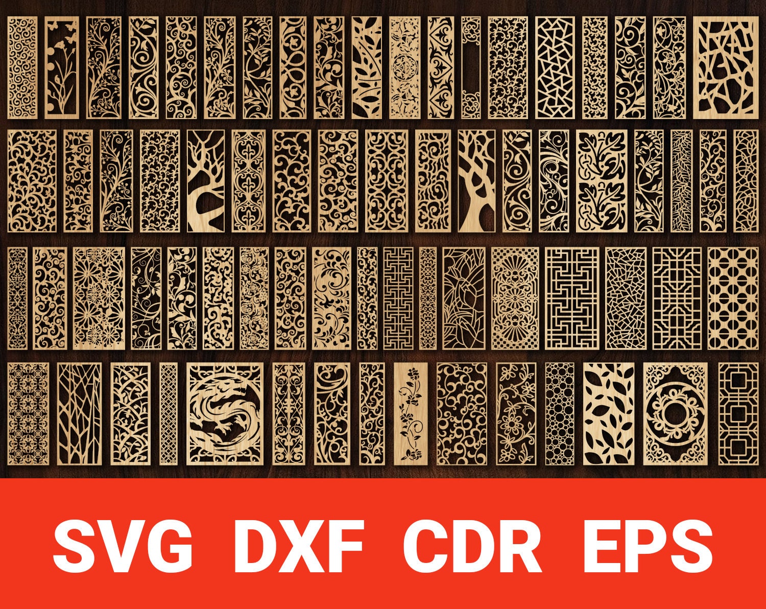 Wall Decoration Collection Svg Partition Leaf Room Divider - Etsy