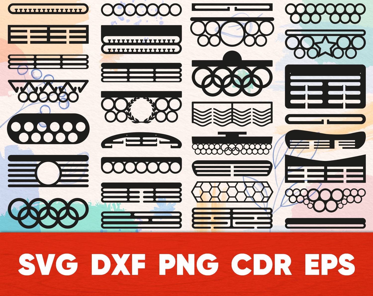 Medal Holder Svg Cricut Silhouette Laser Cut File Png Medal - Etsy UK