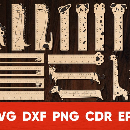 Ruler CM and INCH Svg Files for Wood Laser Cut Cnc Plans - Etsy Australia