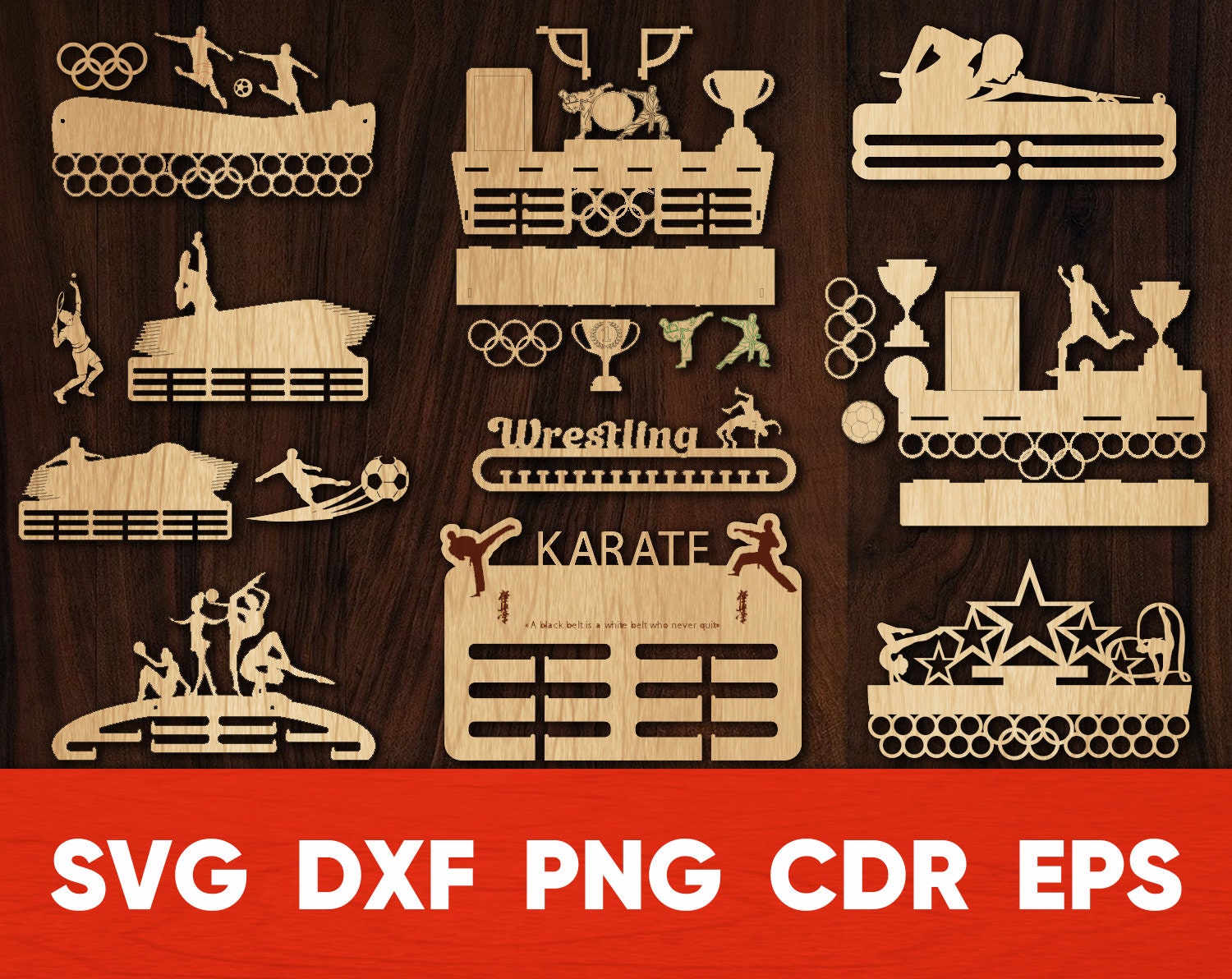 Laser Cut Medal Display Hanger Svg Medal Award Holder Cricut - Etsy UK