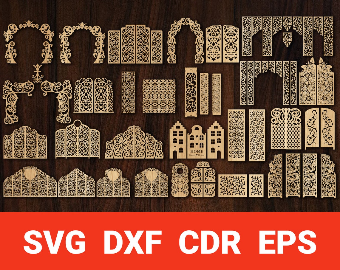 Wedding Arch Screen Pattern SVG File Lattice Screen Pattern | Etsy