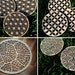 Coasters Set SVG Stencil DXF Template for Laser Wood Cut, Circle Wall ...