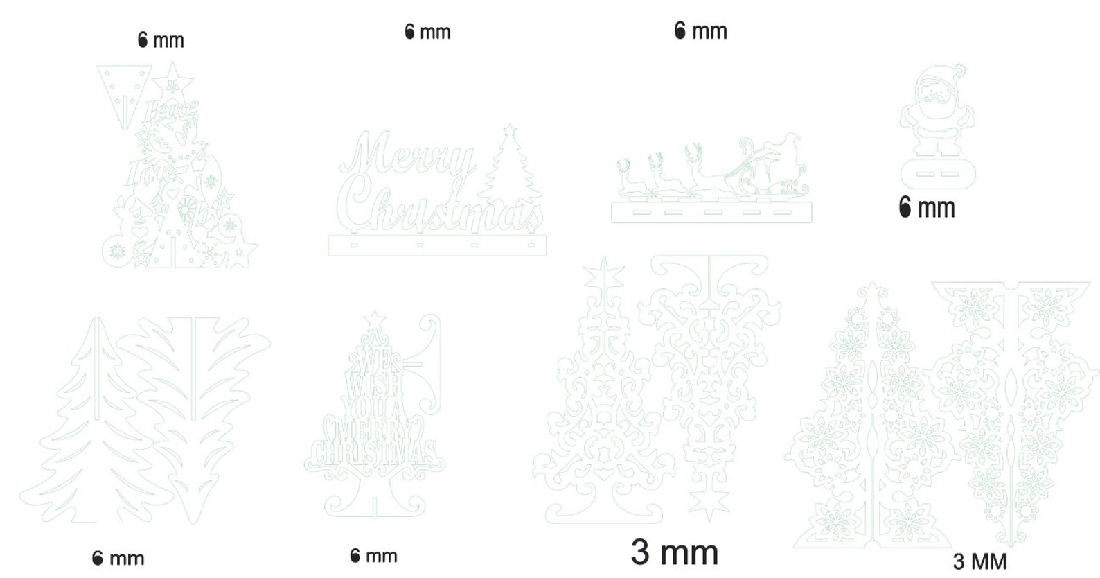 Christmas Decorations Svg Tree Stand Merry Christmas - Etsy