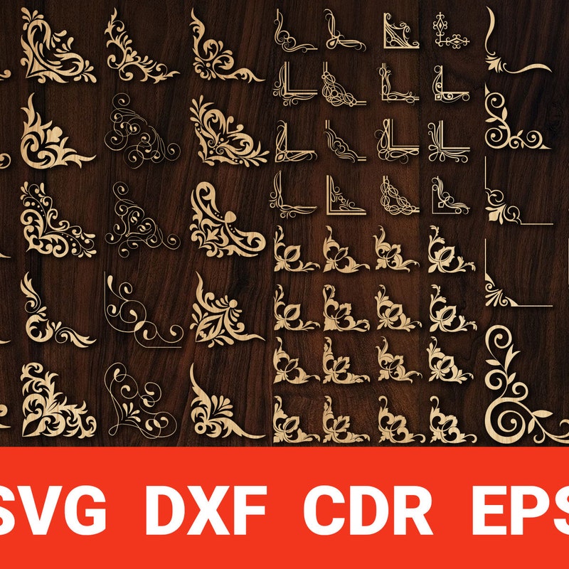 Vintage Frame Wood Svg - Etsy