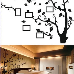 Family Tree Big Set Photo Frames svg Silhouette Clipart | Etsy