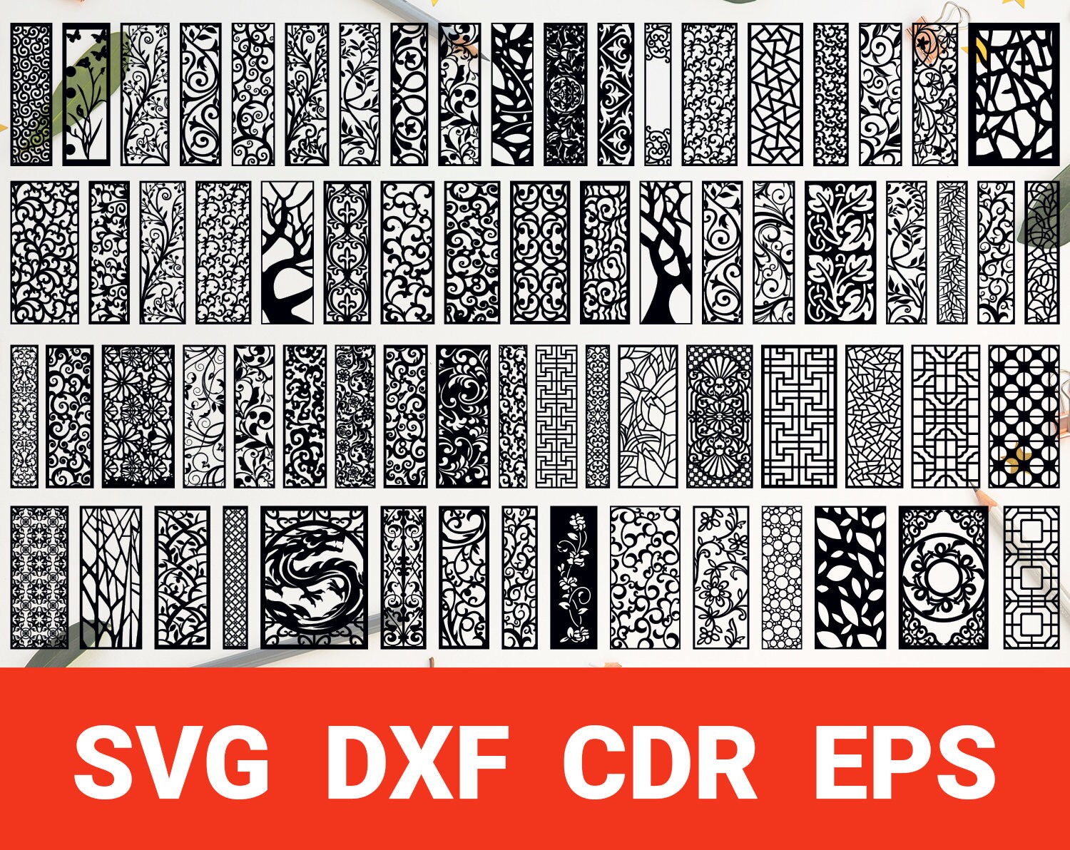 Wall Decoration Collection Svg Partition Leaf Room Divider - Etsy