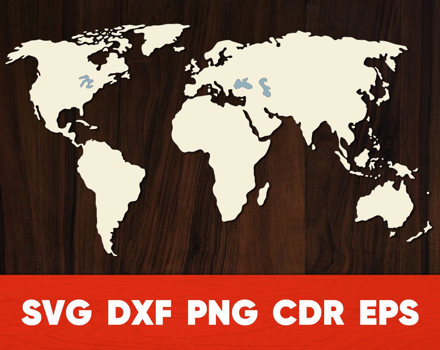 World Map Svg File for Cricut Laser Cut Template Dxf - Etsy Canada