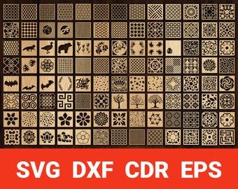 12 Square Coaster Dfx, Svg, Cdr, Eps, Coasters for Hot, Laser Cut ...