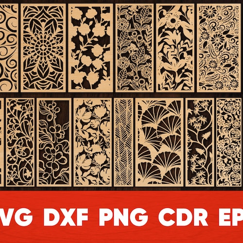 Floral Screen Panel Svg Wall Decoration Room Divider Flower - Etsy