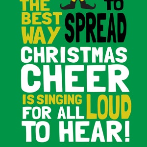 3-print Pack Buddy the Elf Elf Movie Quotes Get All - Etsy