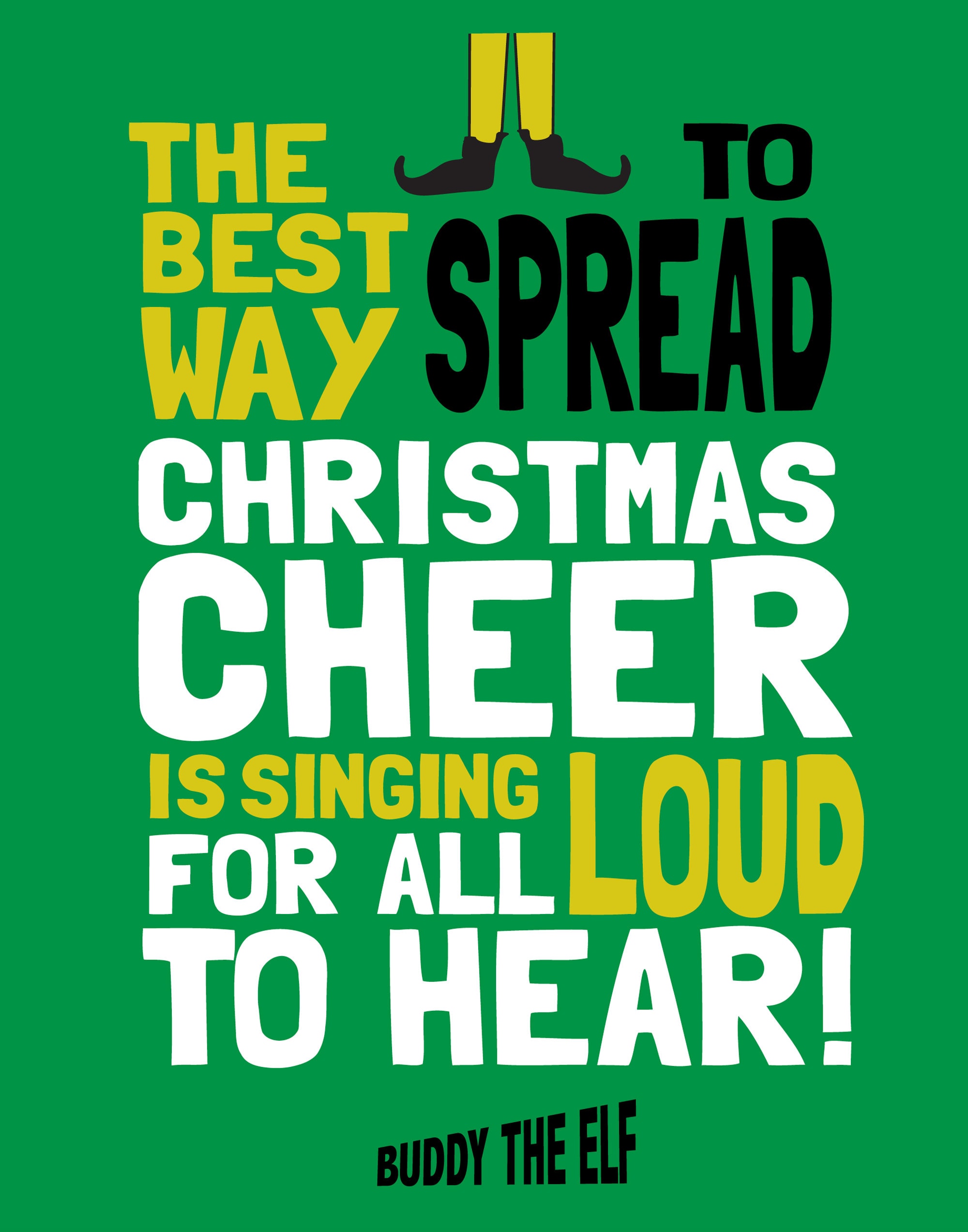 3-print Pack Buddy the Elf Elf Movie Quotes Get All - Etsy