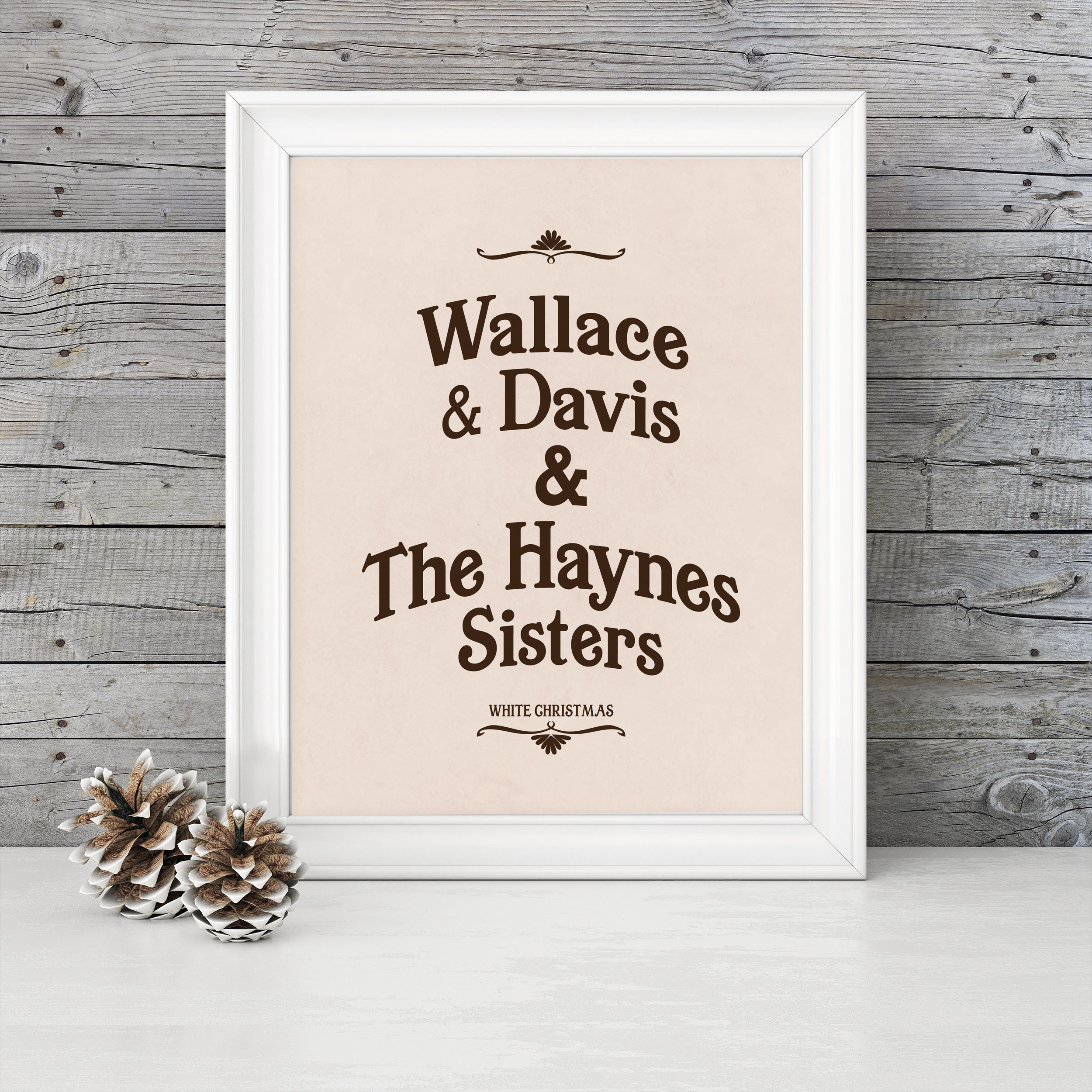Wallace & Davis et The Haynes Sisters White Christmas, Christmas ...