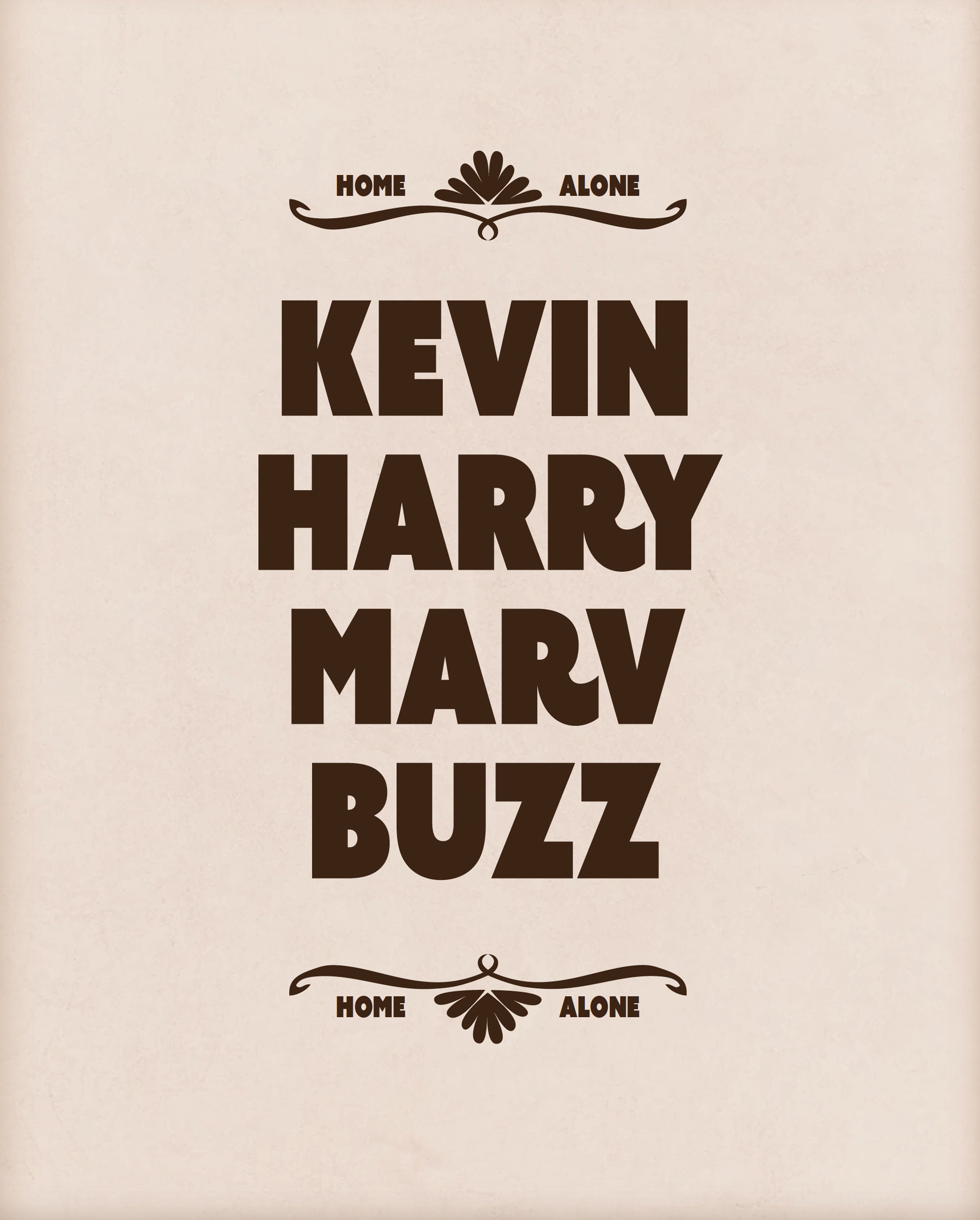 Home Alone - Kevin, Harry, Marv, Buzz, Holiday Printable, Christmas ...