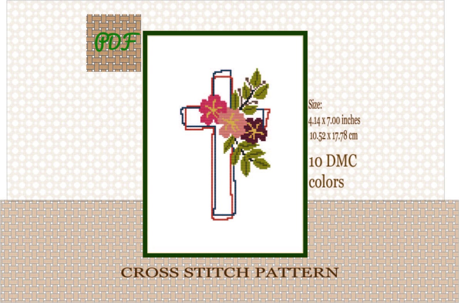 Cross Stitch Christian Crucifix Jesus Christ Religious Pattern - Etsy