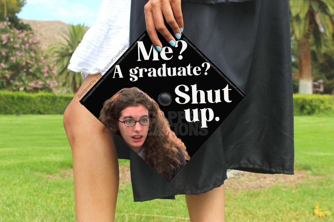 Princess Grad Cap Design | CARDSTOCK Graduation Cap Design | Movie Grad ...