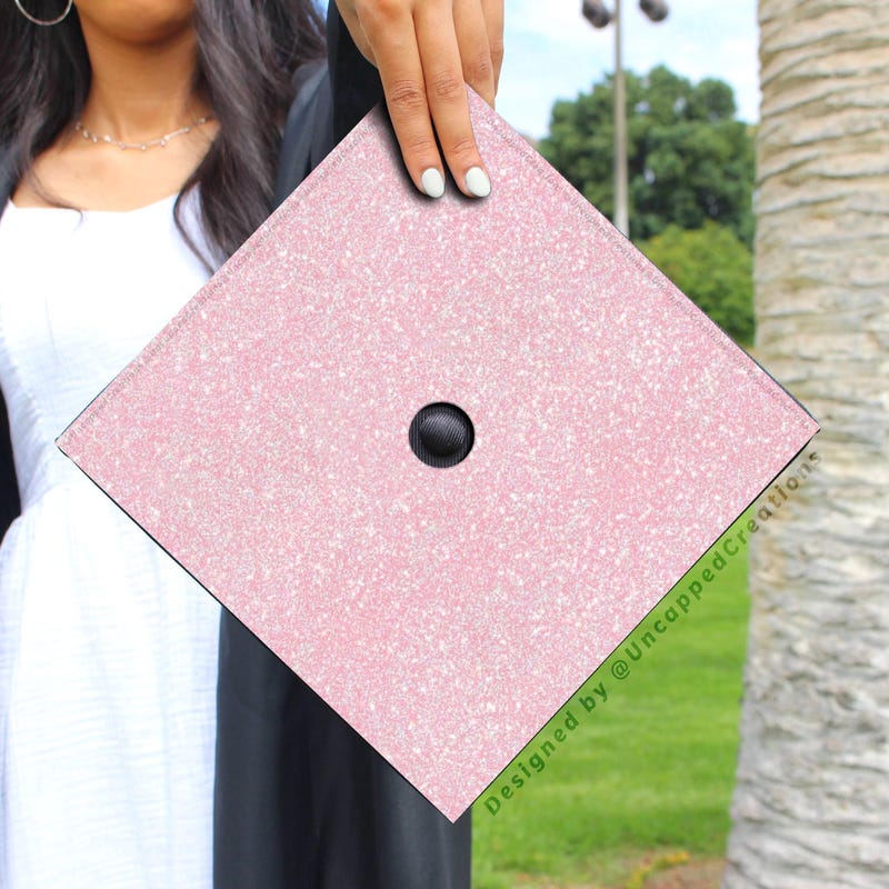 Pink Graduation Cap Clipart - Etsy