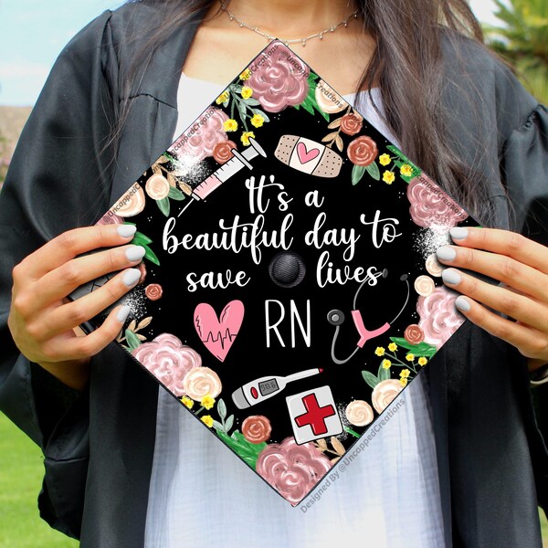 Nurse Graduation Cap - Etsy