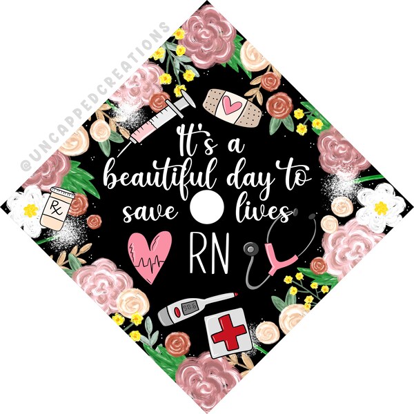 Nurse Graduation Cap - Etsy
