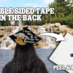 Western Grad Cap CARDSTOCK Graduation Cap Design Cowgirl Grad Cap ...