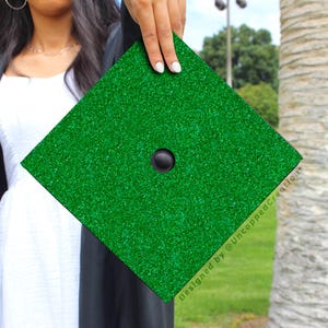 Green Glitter CARDSTOCK for Grad Cap BLANK Template Glitter Grad Cap ...