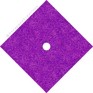 Purple Glitter CARDSTOCK for Grad Cap BLANK Template Blue Glitter Grad ...