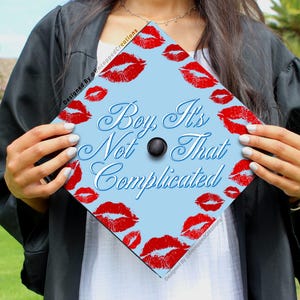 Sabrina Carpenter Graduation Cap | PRINTED Grad Cap Topper | Last ...