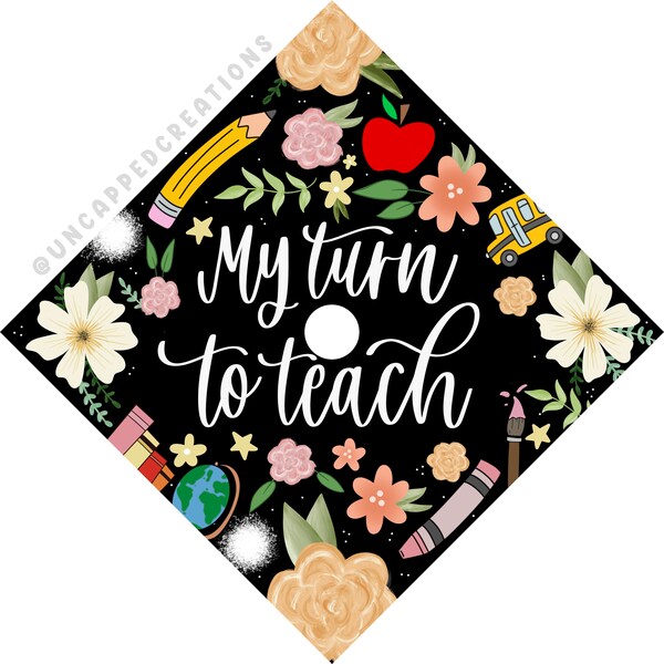 Teacher Graduation Cap Svg - Etsy