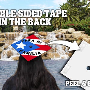 Puerto Rican Grad Cap Design | CARDSTOCK Printed Cap Topper | Puerto ...