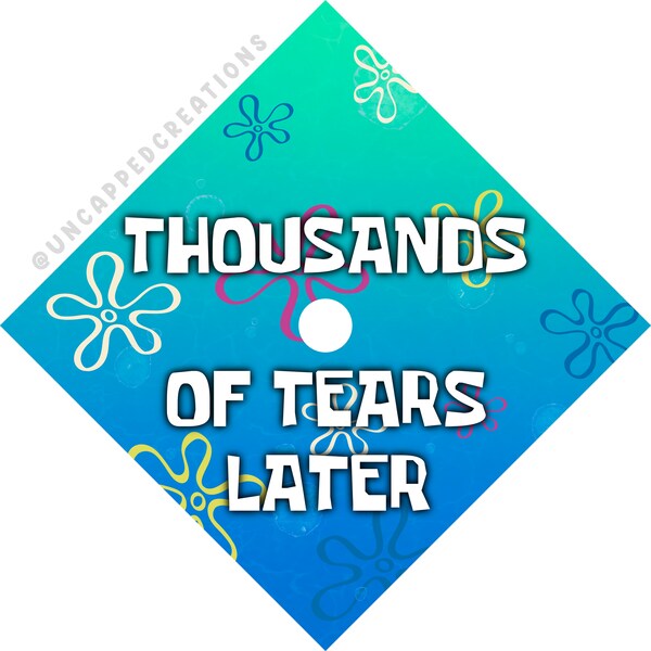 Spongebob Grad Cap - Etsy