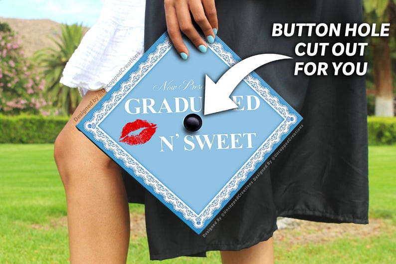 Sabrina Carpentergraduation Cap | PRINTED Grad Cap Topper | Short N ...